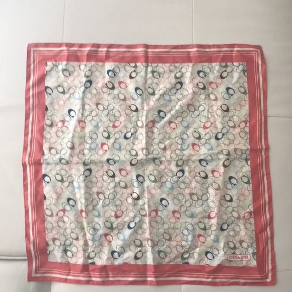 Coach | Accessories | Coach Silk Scarf | Poshmark